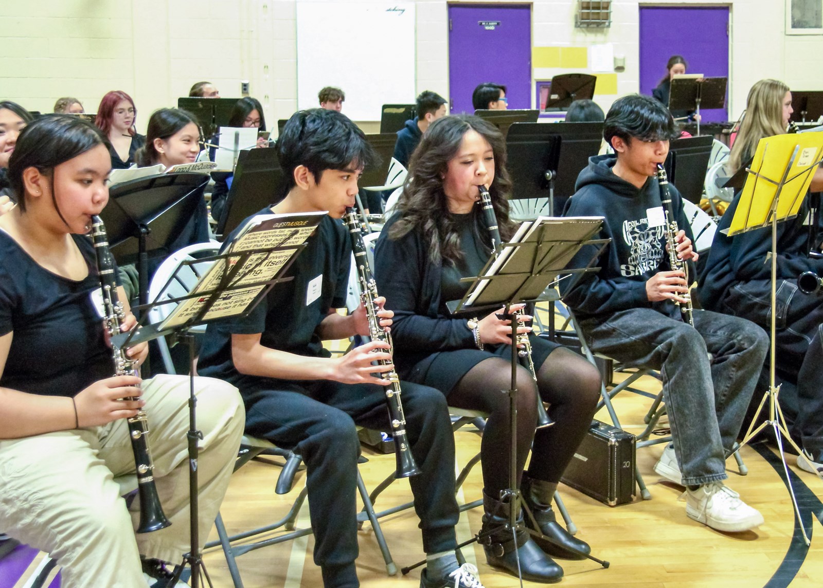 WSD junior high students celebrate music at 'Band Blast'